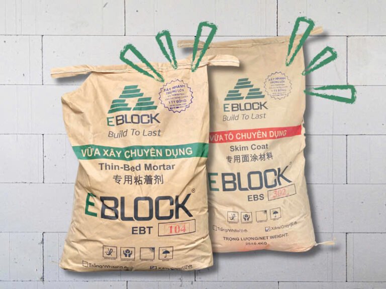 VỮA EBLOCK - XÂY NHANH TRÚNG LỚN - eblock.com.vn